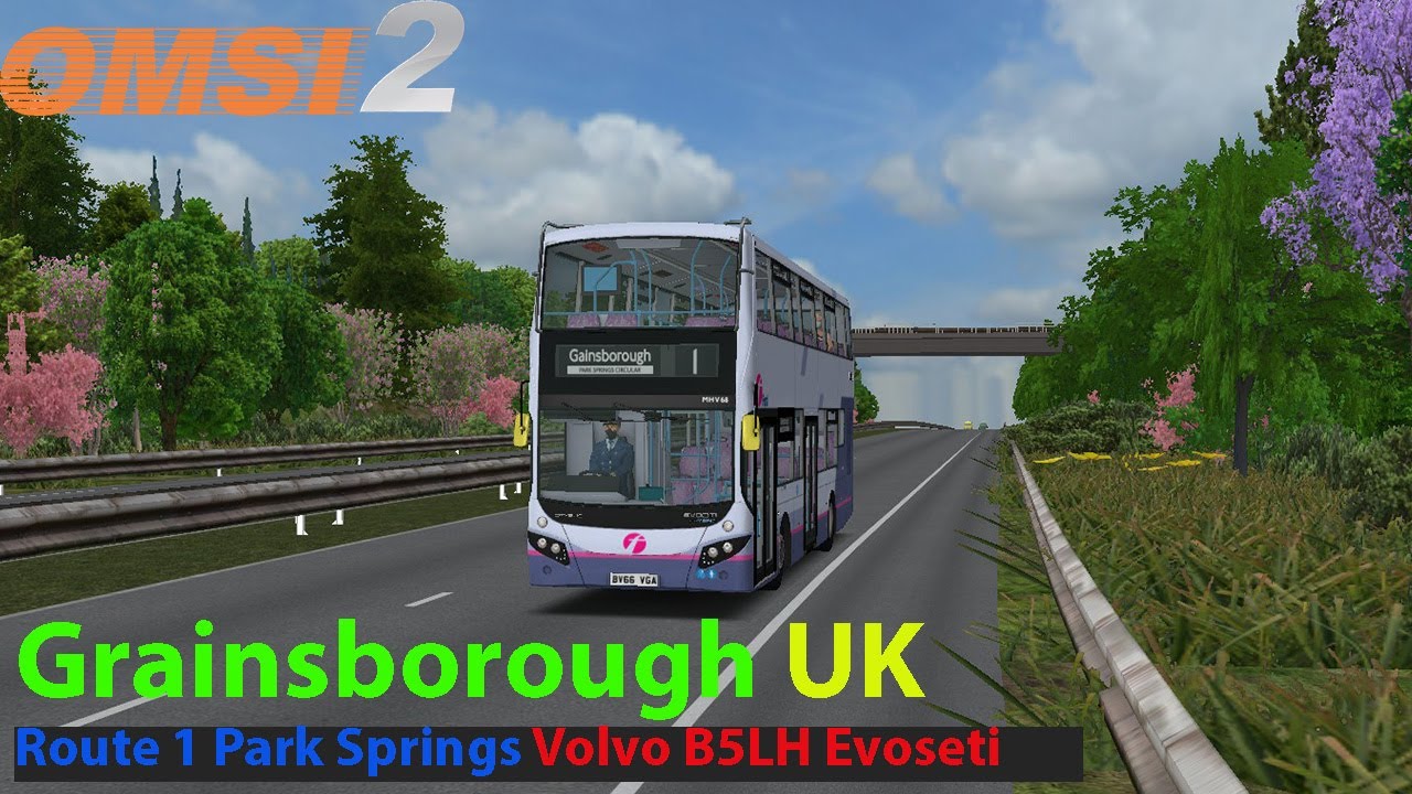 Omsi 2: Volvo B5LH Evoseti - First Bus | Grainsborough UK Map - route 1 ...