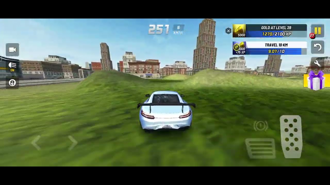small car in extreme road driving - YouTube