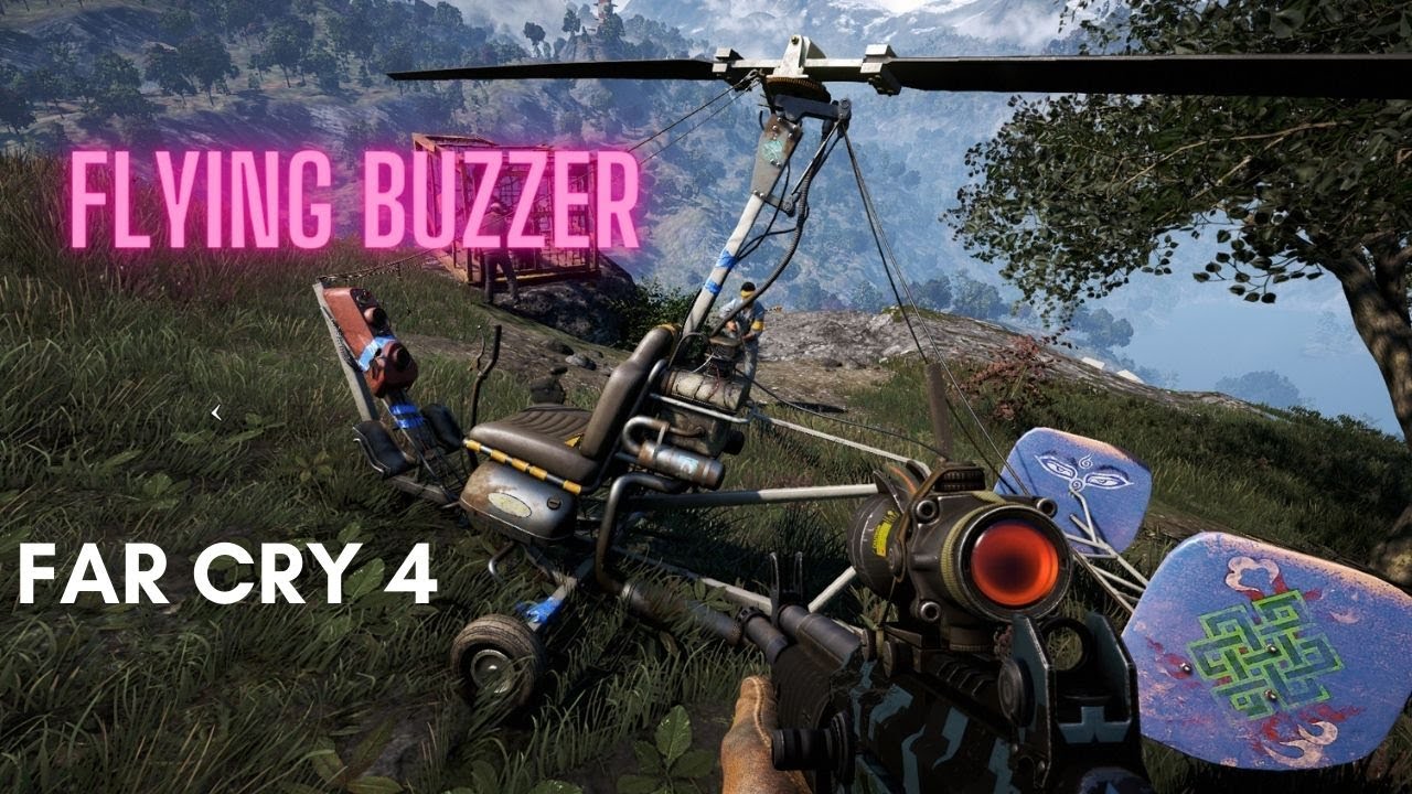 Flying Buzzer (mini helicopter) in Far Cry 4 - YouTube