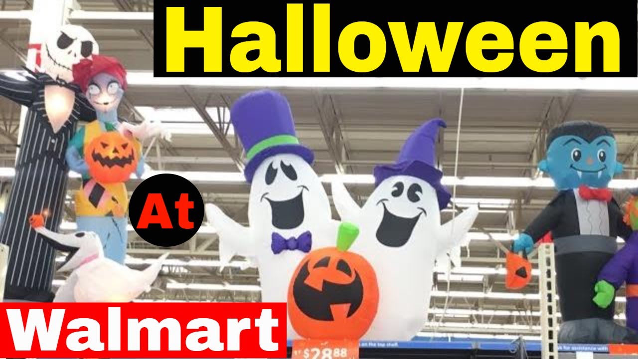 Halloween Decorations at Walmart (Halloween Inflatables) - YouTube