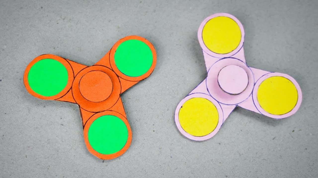 👉 Homemade Fidget Spinner ( Nonstop ) - YouTube