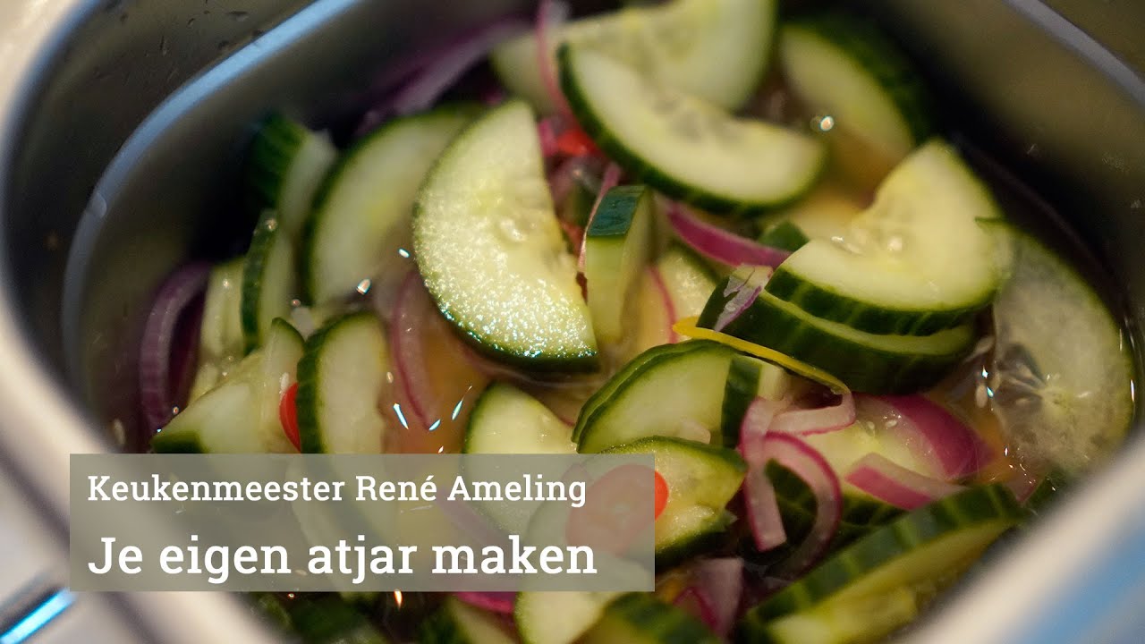 Atjar maken met Keukenmeester Ameling - YouTube