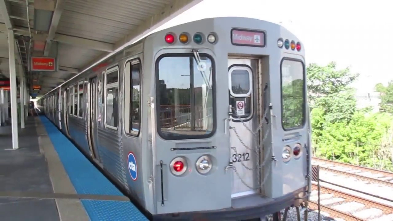 CTA "L" Train Fast Arrival! Orange Line at 35/Archer Station - YouTube
