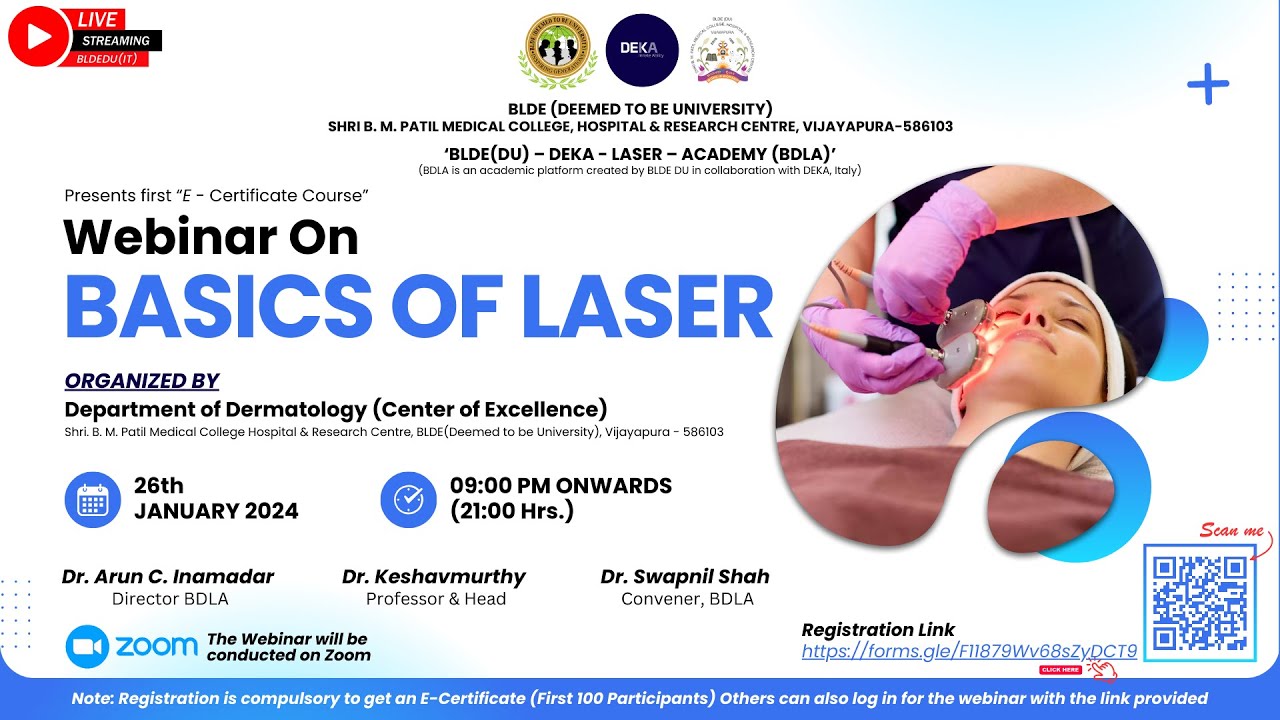 BDLA "BASICS OF LASER" ON 26TH JAN 2024 - YouTube
