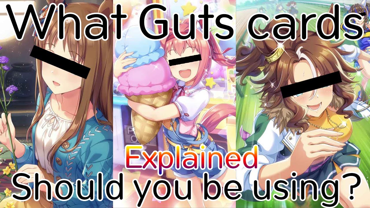 Let's talk Guts cards and Tier list[Umamusume Pretty derby] - YouTube