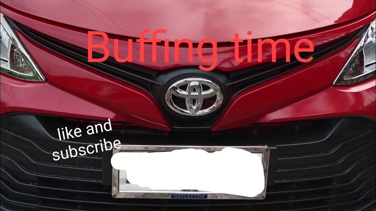 finished buffing of toyota vios🚗 - YouTube