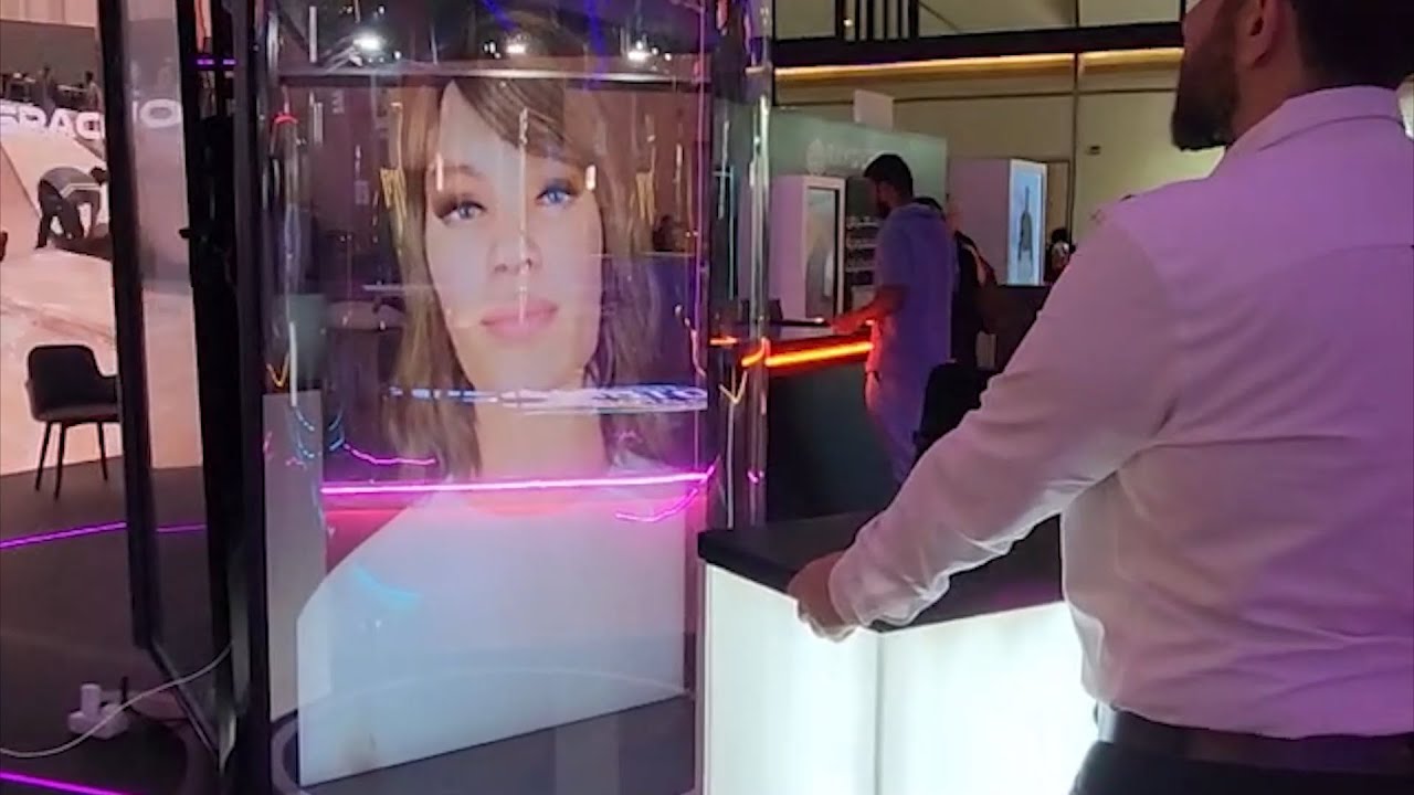 AI Holograms Stole the Show! Epic Tech at Saudi Event by AVR Labs - YouTube