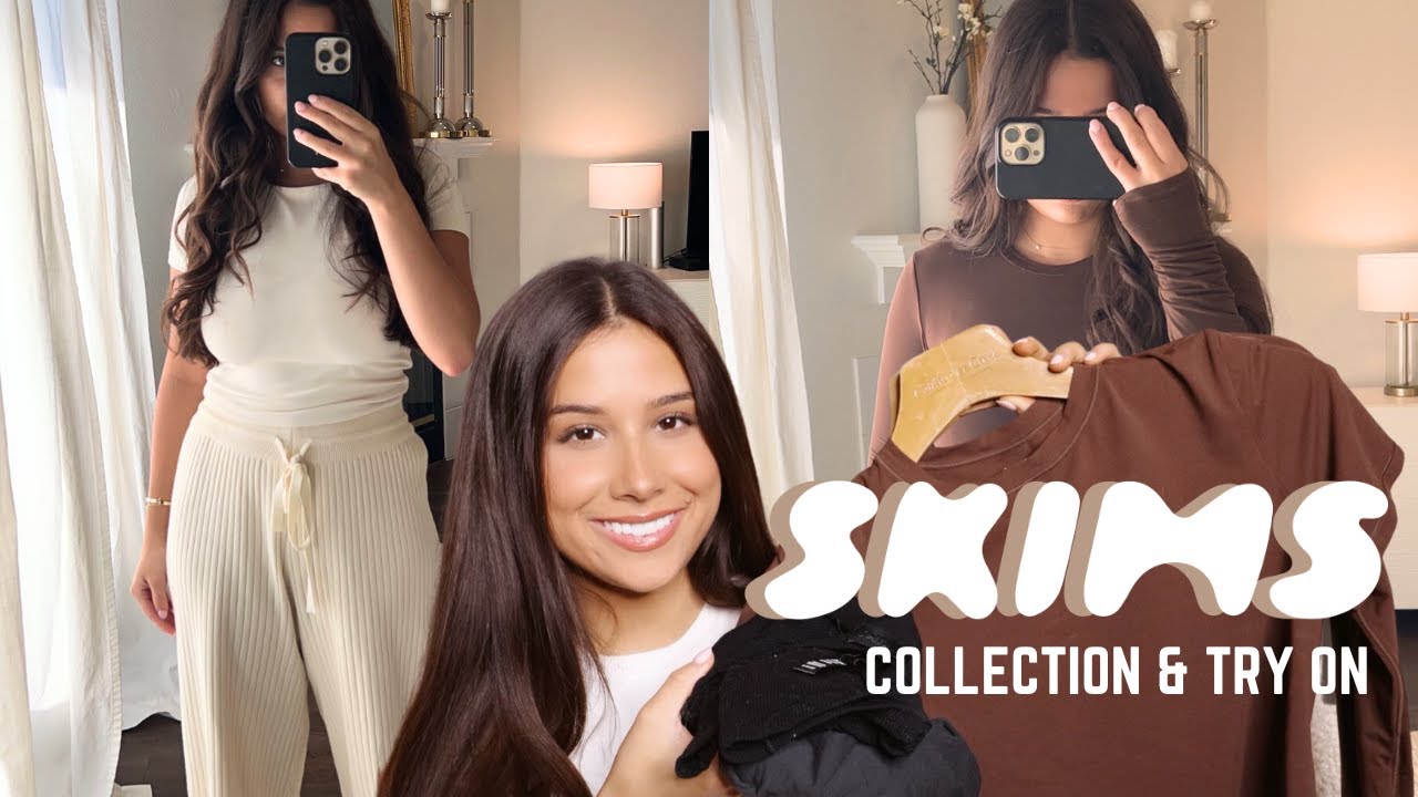 Skims Collection + Haul and try-on - YouTube