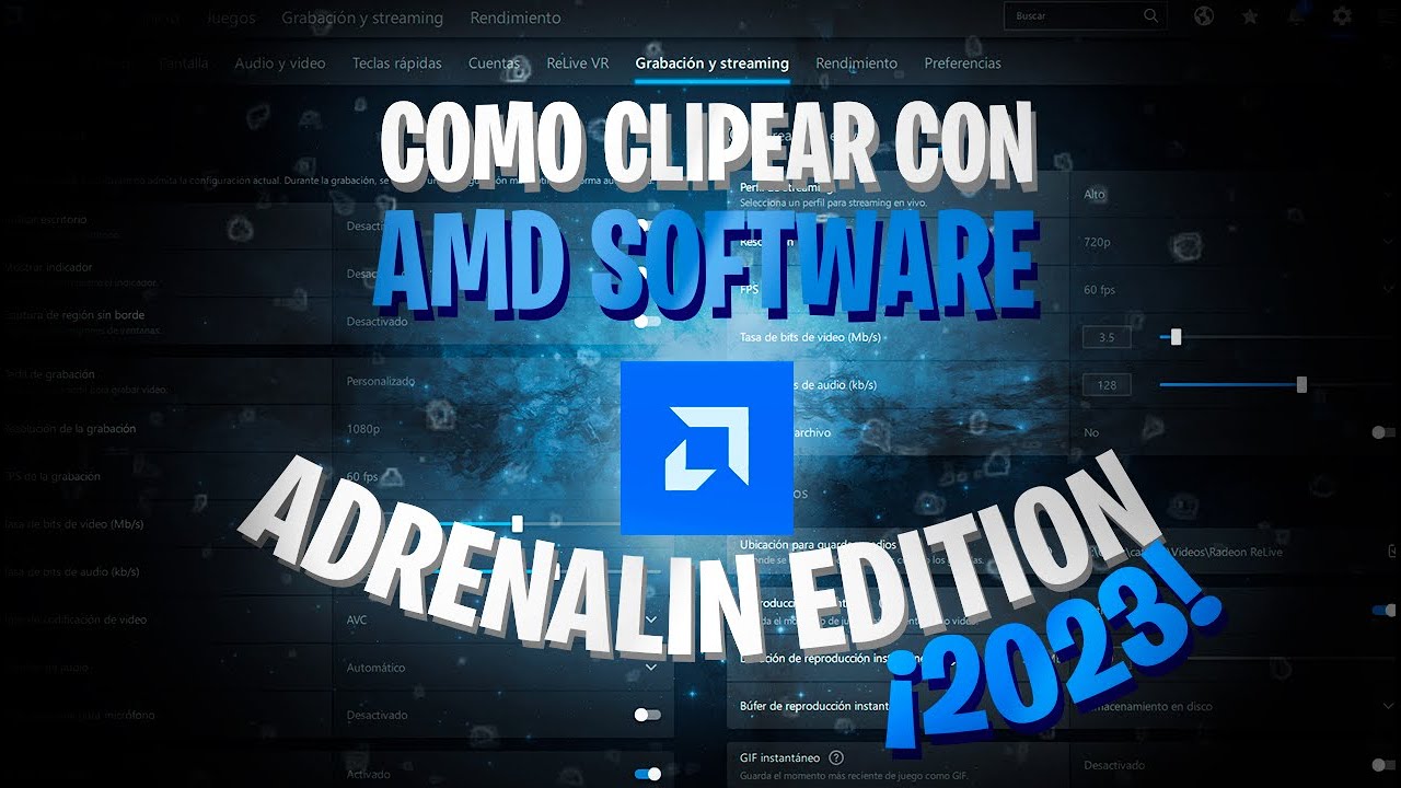 ¡Como sacar CLIPS con AMD RADEON SOFTWARE 2023!🎬 - YouTube