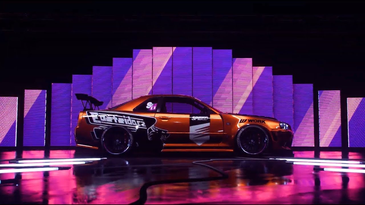 NFS Heat Launch Trailer with EDDIE'S SKYLINE GTR R34 - YouTube