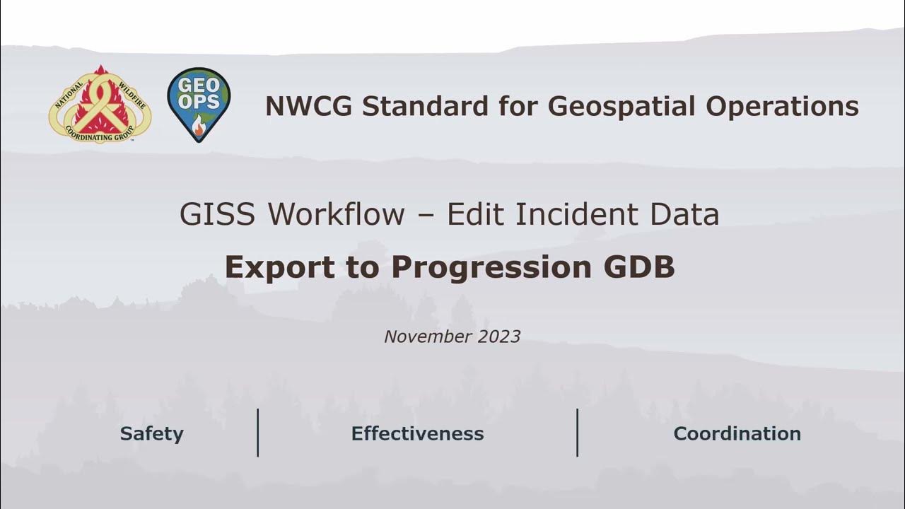 Export To The Progression Gdb Youtube
