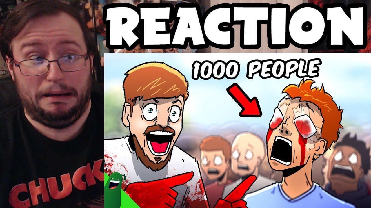 Gor's "Mr Beast Blinds 1,000 People by Avocado Animations" REACTION ...