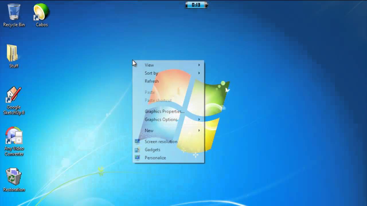 How To Hide And Show Your Recycle Bin On Your Desktop - YouTube