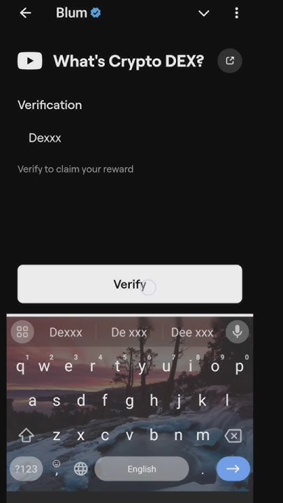What's Crypto DEX?#blum #code - YouTube