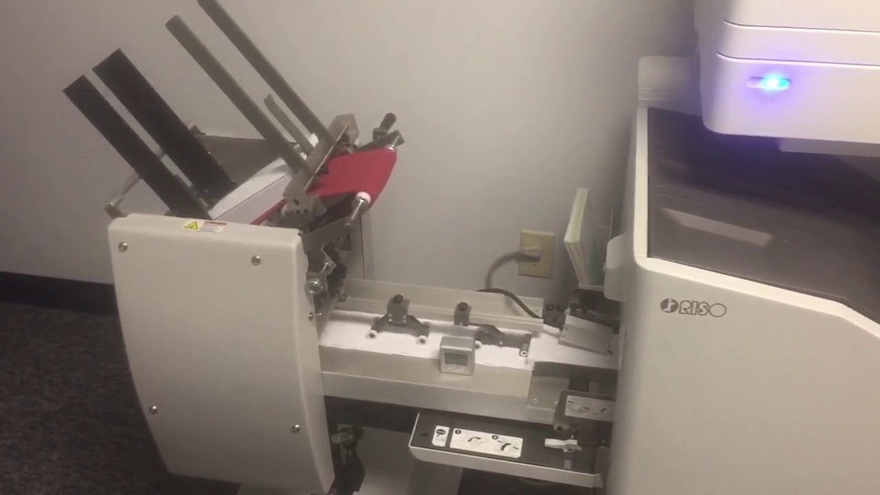 RISO Digital Envelope Press - YouTube