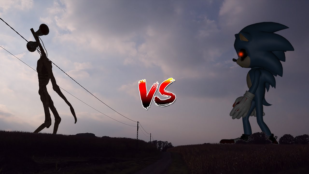 Siren Head VS Sonic.EXE - YouTube