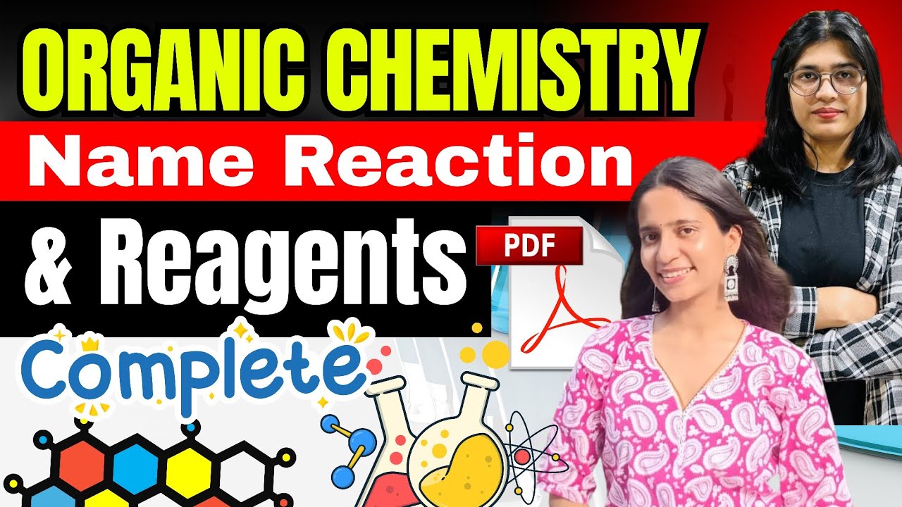 ALL ORGANIC CHEMISTRY NAME REACTIONS & REAGENTS | MOST IMPORTANT ...