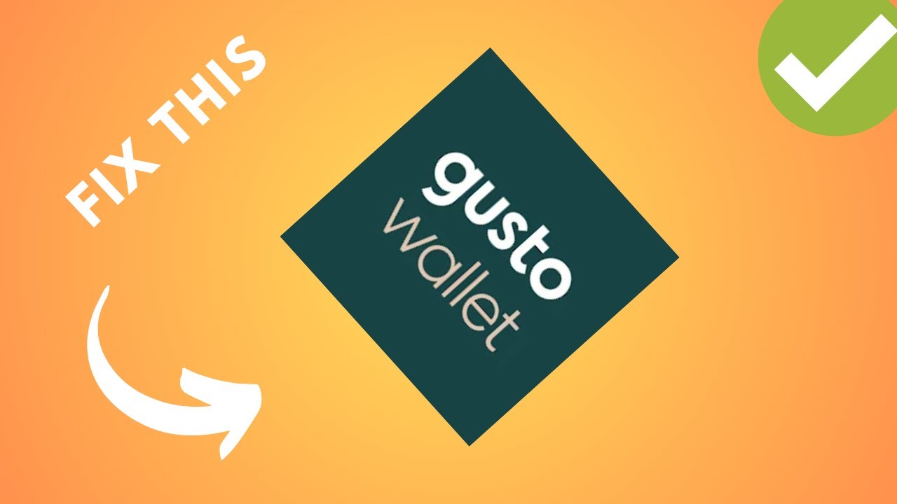 How to fix Gusto Wallet app not working - YouTube