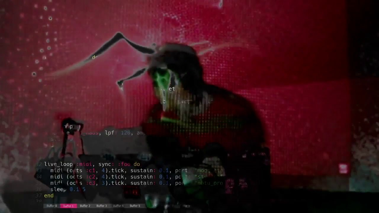 Sam Aaron - Sonic Pi - Outrun2 Teaser - YouTube