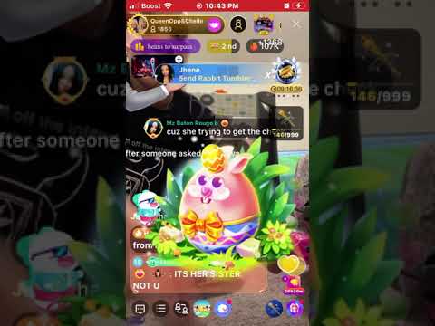 Chelle on the phone with her mom #QueenOpp #BigoLive