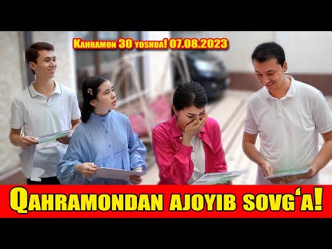 Qahramondan ajoyib sovg'a. Qahramon 30 yoshda. HAVAS GURUHI -07.08.2023.