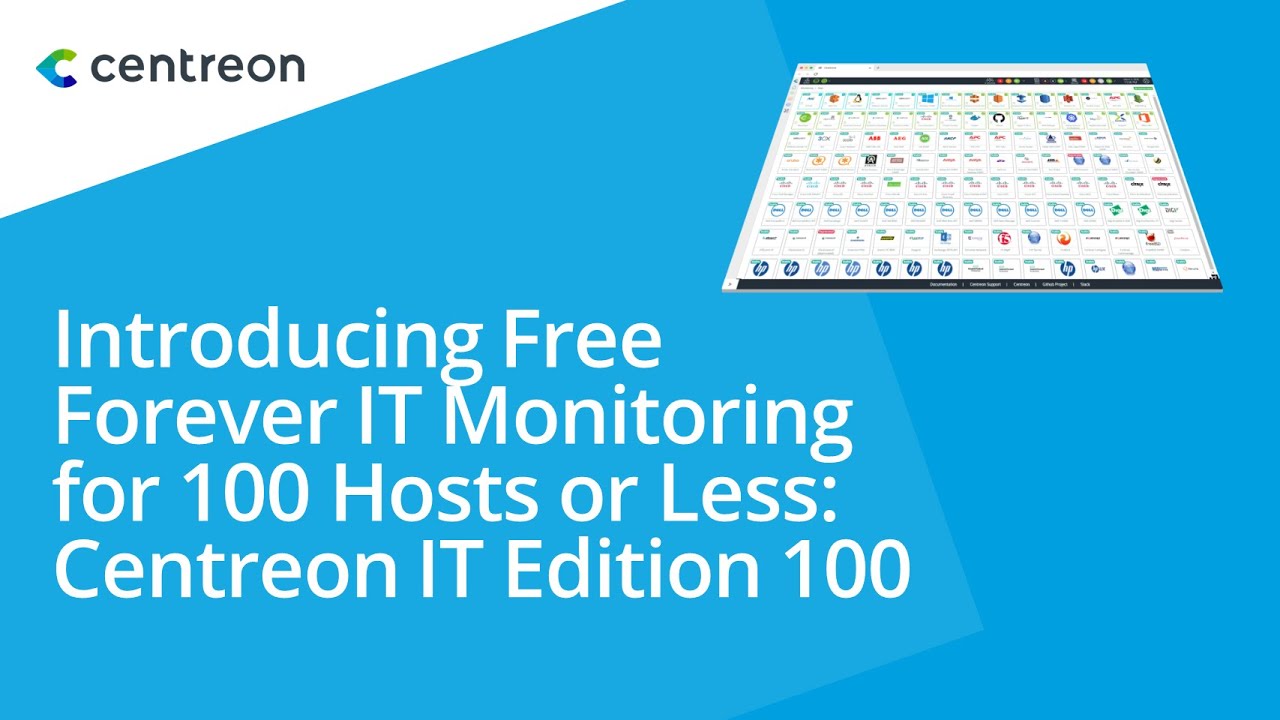 Introducing Free Forever IT Monitoring for 100 Hosts or Less: Centreon IT Edition 100 - YouTube