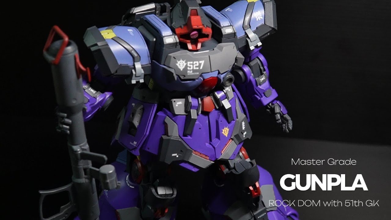 GUNPLA - MG RICK DOM with the51 GK - YouTube