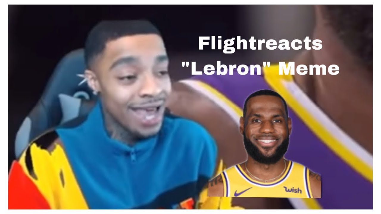 When Flightreacts Says Lebron 😂😂 - YouTube