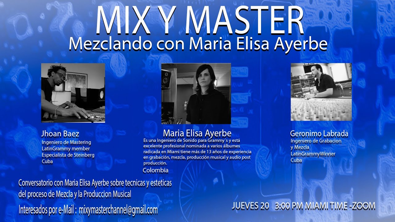 Mix Y Master con Maria Elisa Ayerbe - YouTube