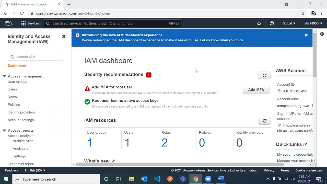 AWS IAM Password Policy & MFA Handson - Chapter 8 - YouTube