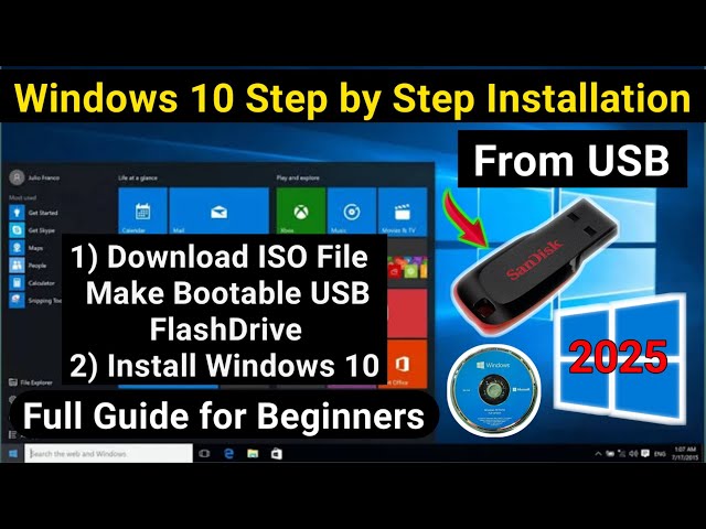 How To Install Windows From Usb Tech Advisor Windows 11/10] How To