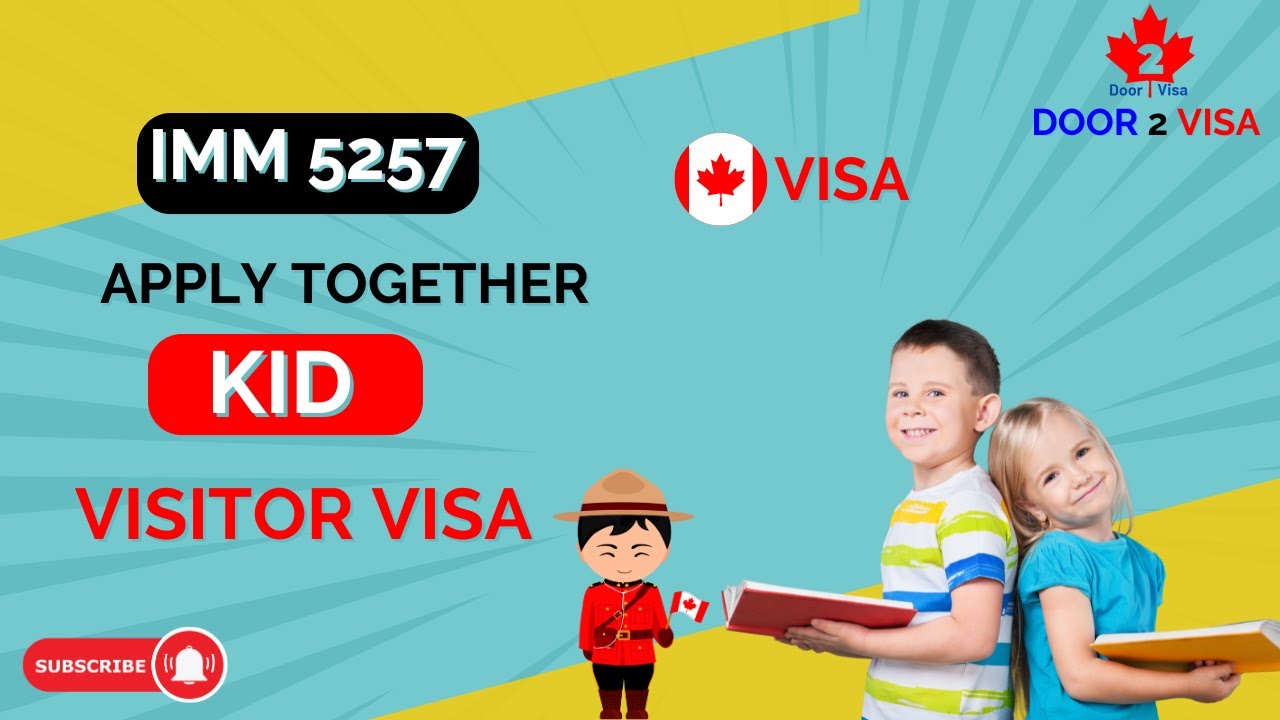 IMM 5257 | Kid Visitor Visa Form| #canadavisa | Tourist Visa | Apply ...