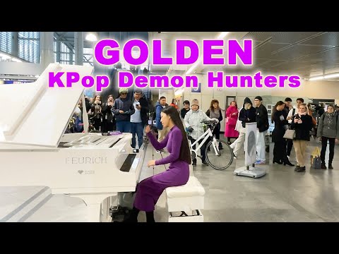 Golden - HUNTR/X (KPop Demon Hunters OST) | Public Piano Cover by YUKI PIANO