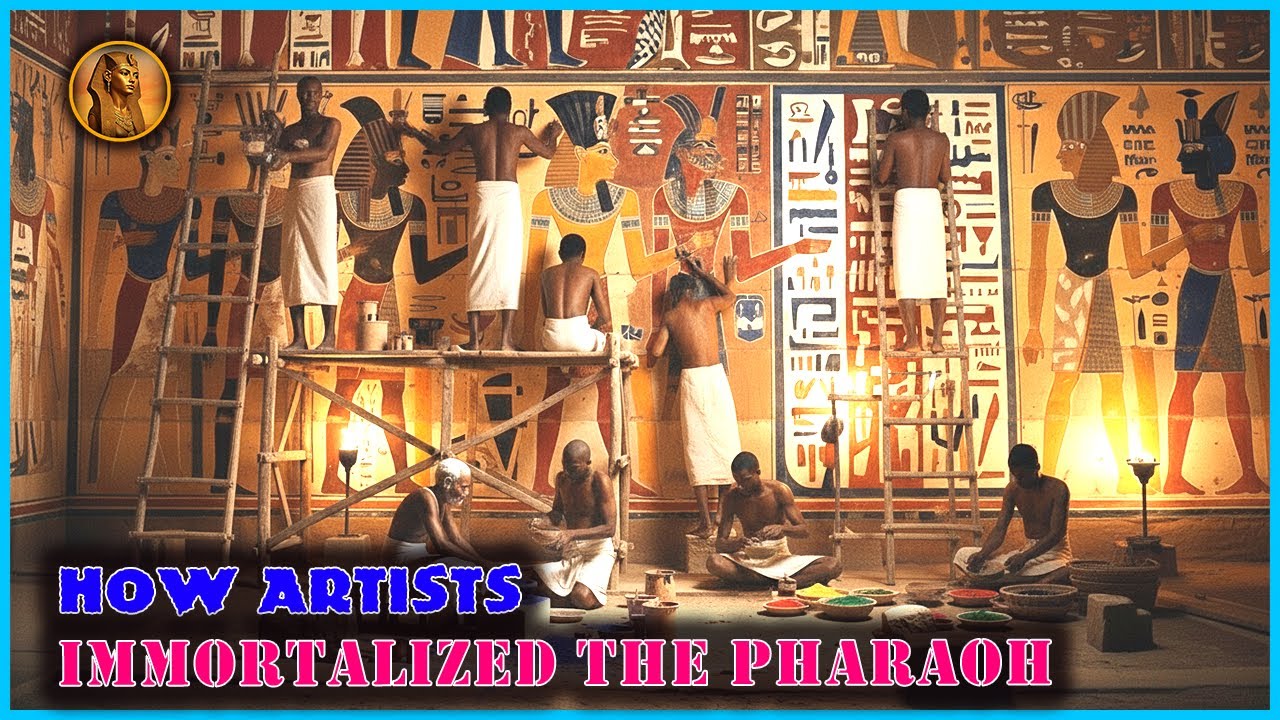 Painting Eternity: Crafting a Pharaoh's Divine Mural in Ancient Egypt ...