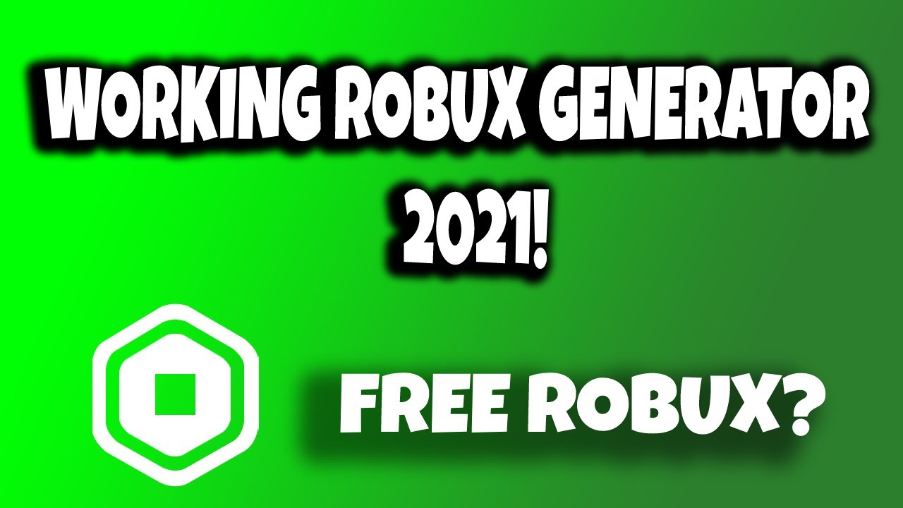 🤑💰 Robux Generator | WORKING 2021 | EASY & FAST - YouTube