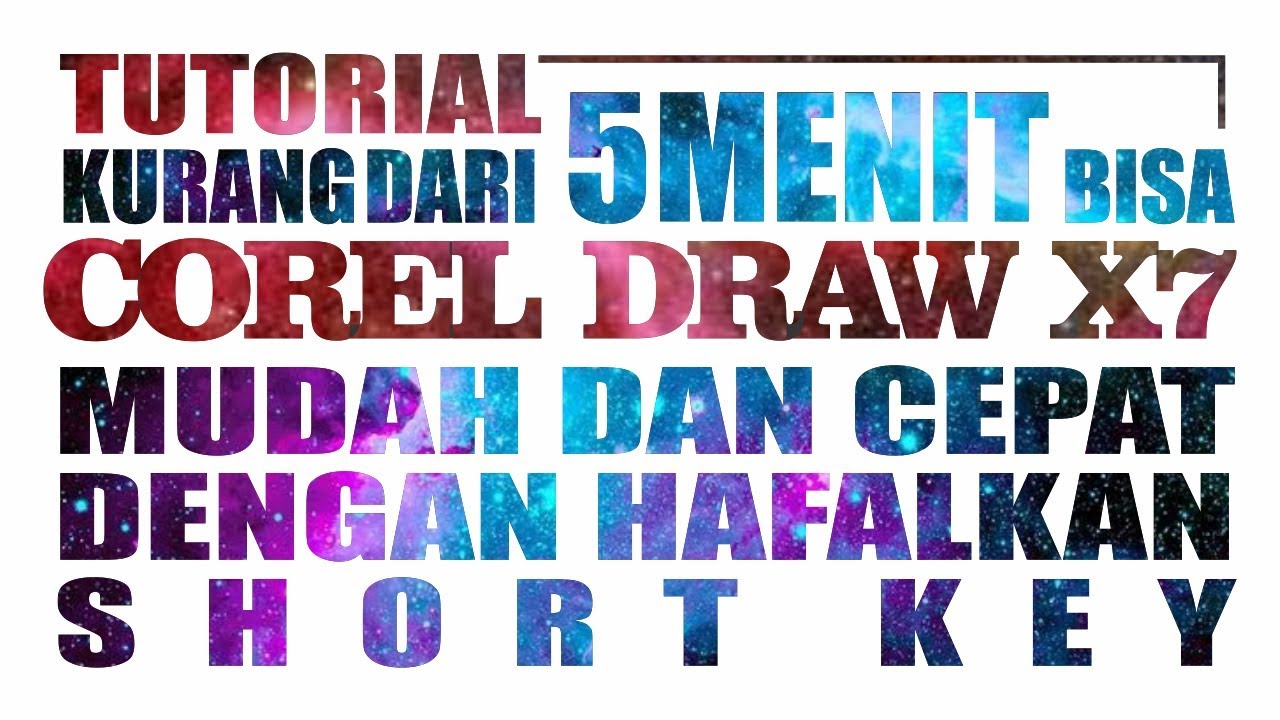 Corel Draw Basic - Tutorial 5 Minutes - Learn Short Key | Ricky Adam ...
