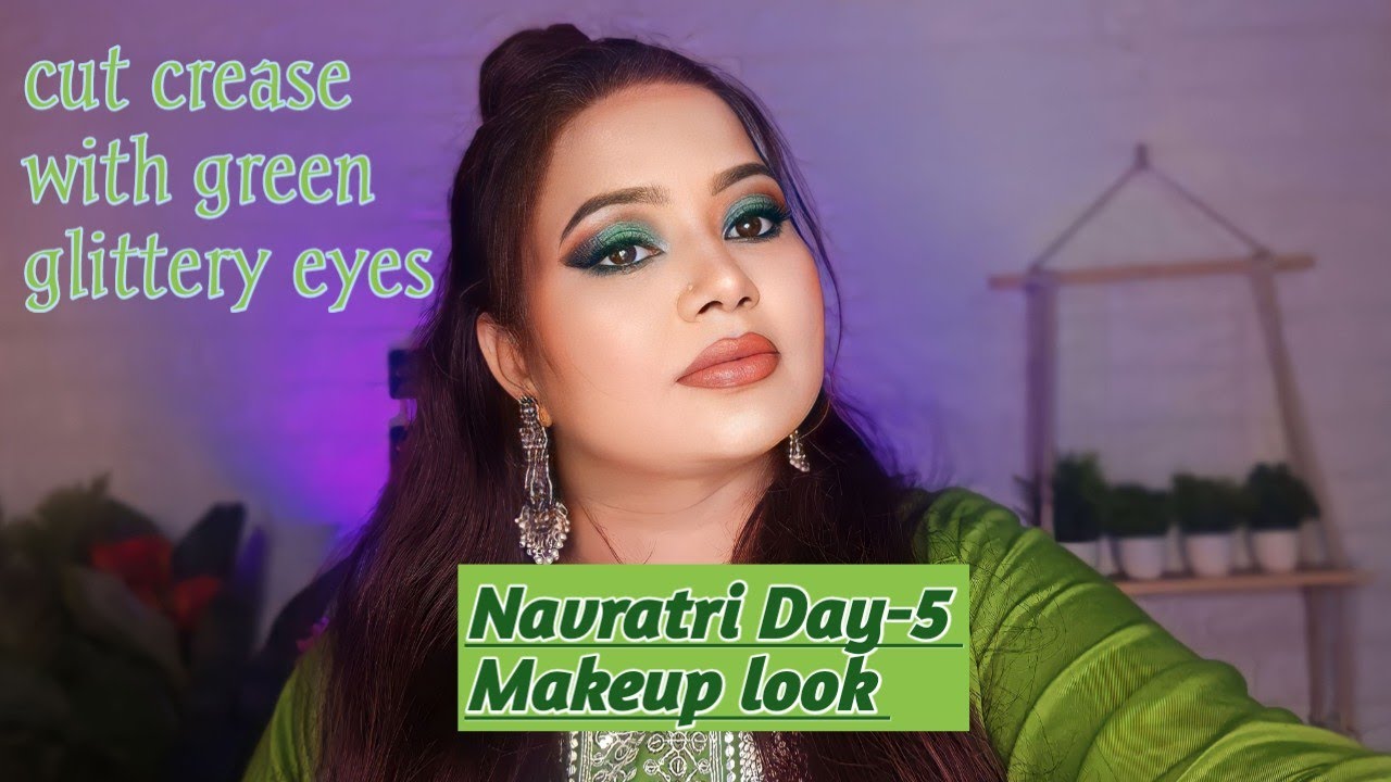 GRWM Navratri Day-5 makeup look! Get ready with me Garbha night ...