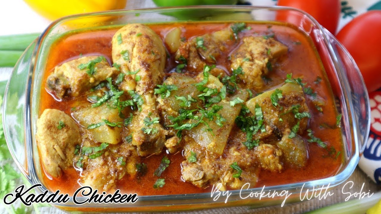 Chicken Chapan Kaddu Easy Recipe I Kaddu ke Sabzi I Chicken Pumpkin ...