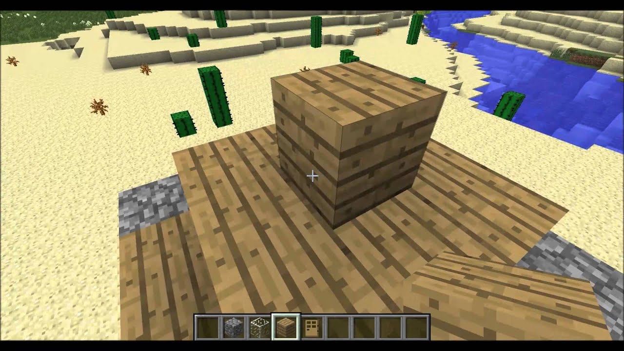 Minecraft 5x5 starter house tutorial - YouTube