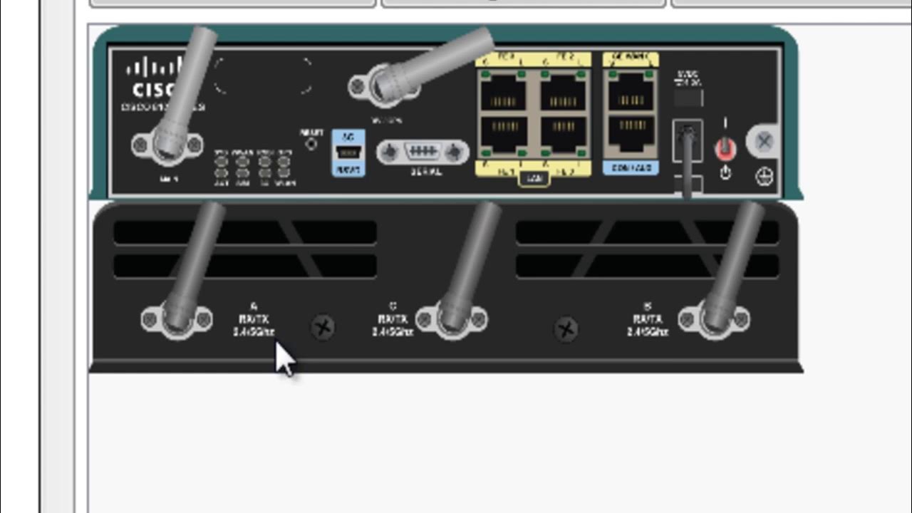 Initial configuration of cisco 819 router using Packet Tracer - YouTube