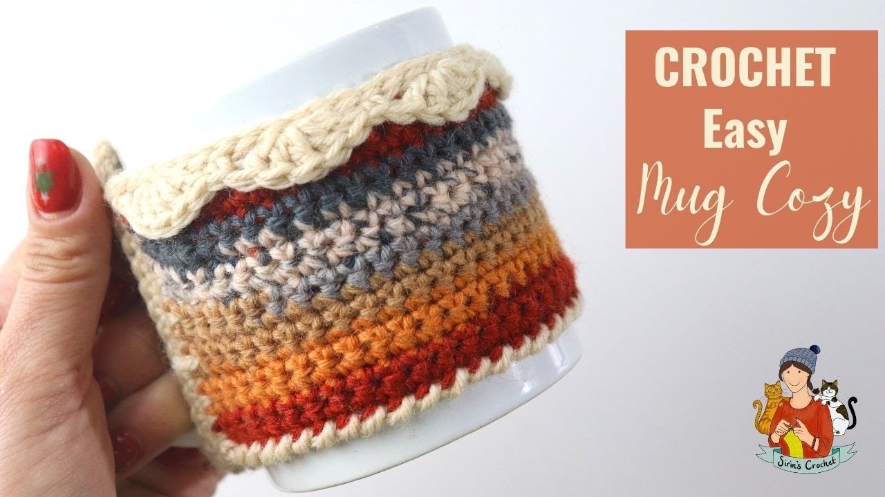 Crochet Easy Mug Cozy / Cup Holder - YouTube
