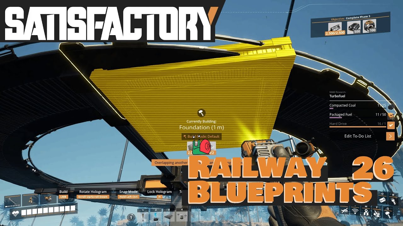 Part 26: Railway Blueprints - Satisfactory 1.0 - Lets Play - YouTube