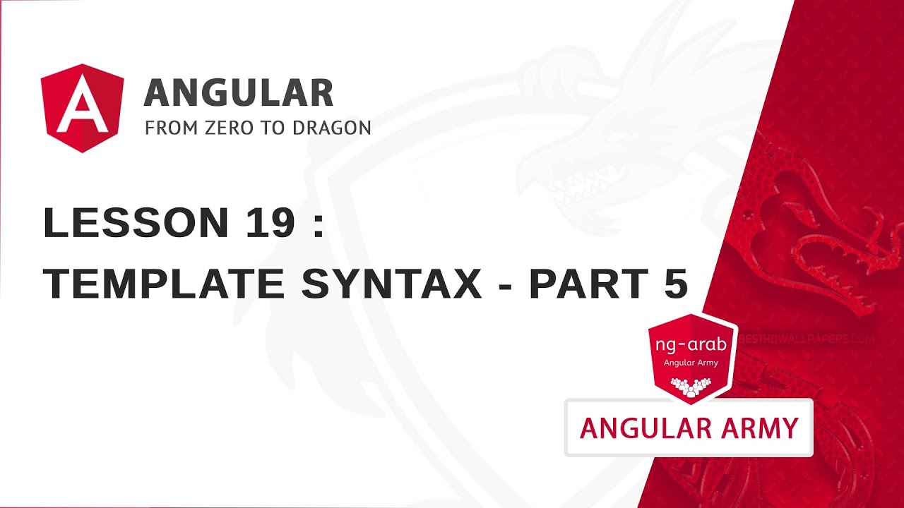 Template Syntax - Part 5 : Structural Directives - ngIf | Master ...