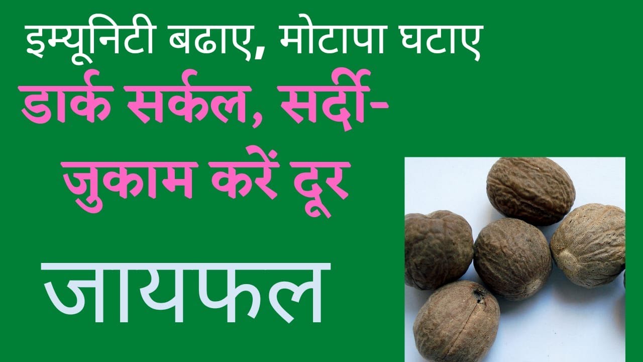 जायफल के लाभ /nutmeg benefits/jayfal ke faayde - YouTube