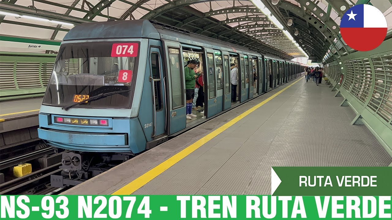 Metro De Santiago | NS-93 N2074 - Tren Ruta Verde interestacion Ñuble ...