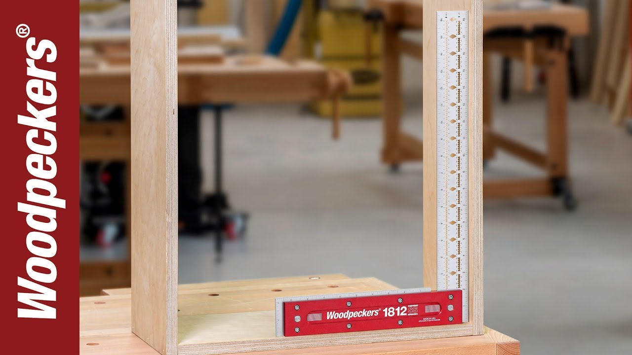 18" & 26" Stainless Steel Precision Woodworking Squares - YouTube