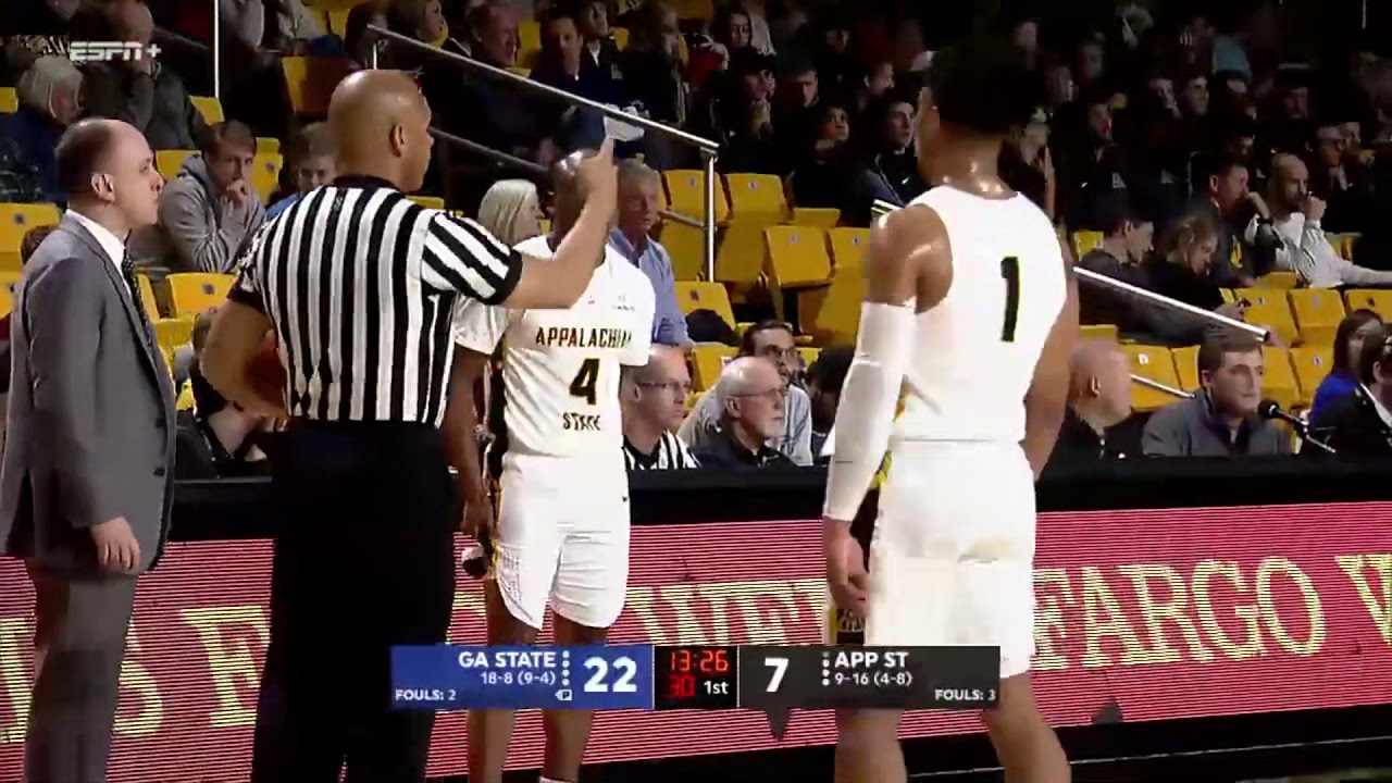 NCAA. "Appalachian State" 75 vs 80 "Georgia State". 21/02/2019 - YouTube
