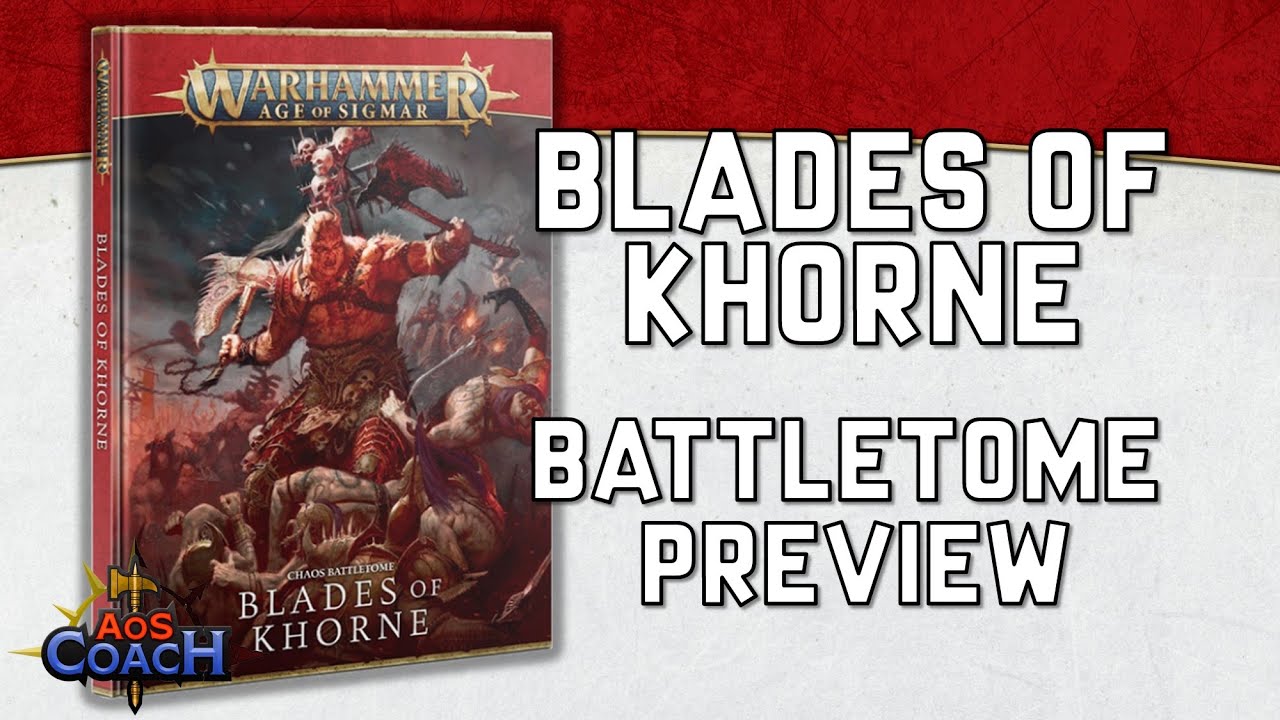Blades of Khorne 2023 Battletome Preview - YouTube
