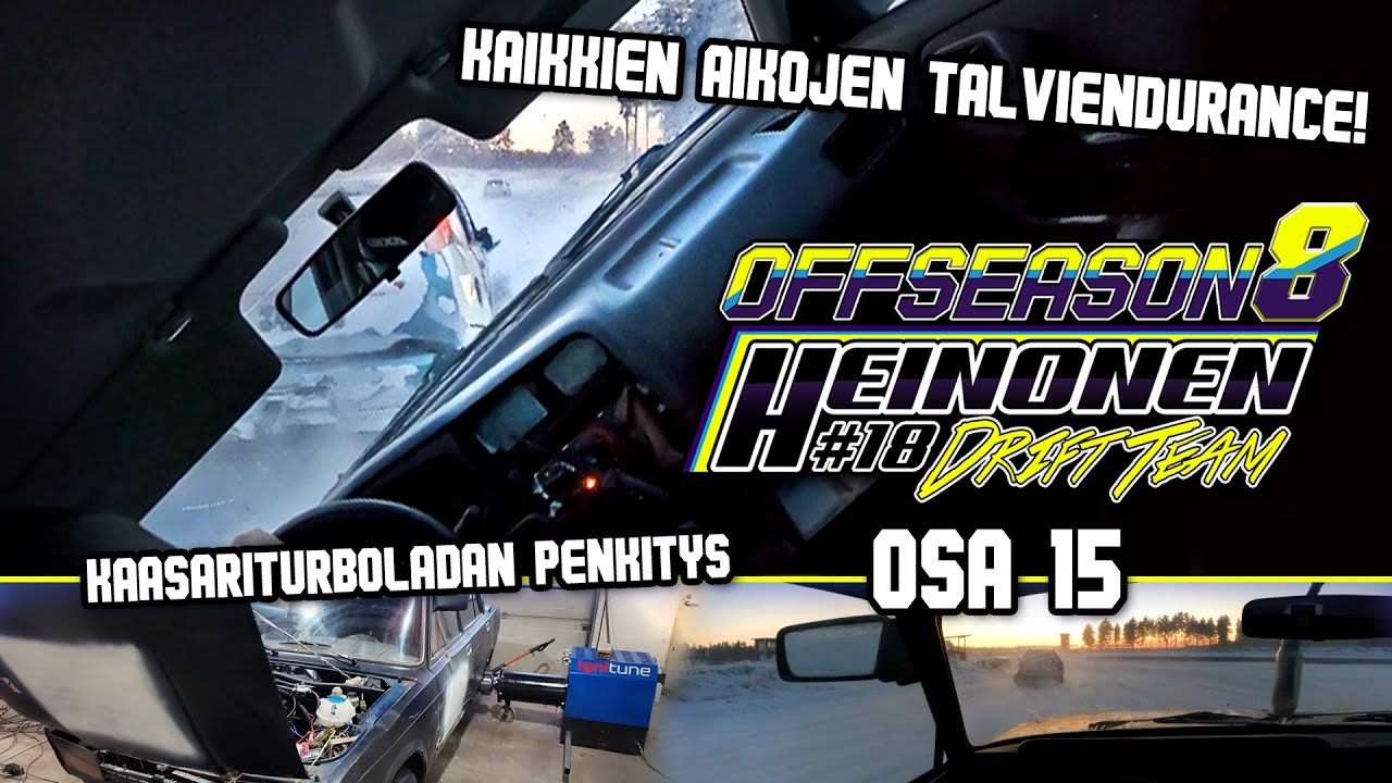 Heinonen Drift Team OFFSEASON 8: 15 #KESTÄVYYSAJOT - YouTube