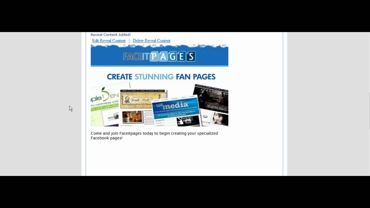 How To Create A Facebook Reveal Page - YouTube